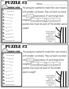 5th Grade Winter Math Escape Room Breakout Activity Print & Digital ...