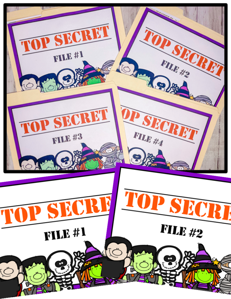 ELA Halloween Escape Room Game Activity All About Verbs - Teresa Kwant