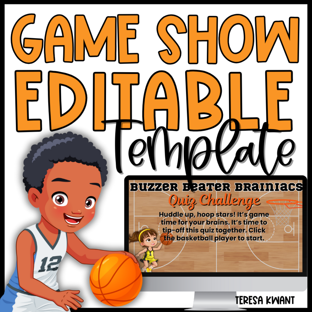 editable game show template